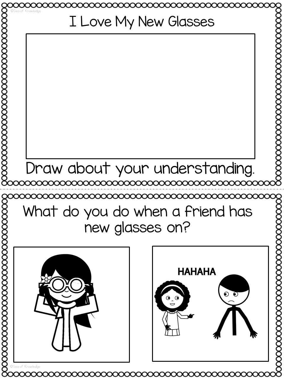 Wearing Glasses Social Story: Guide and Activities for Kids