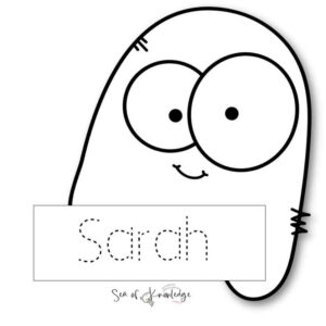 Ghost Printable - Editable Name Craft