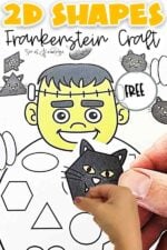 Halloween 2D Shapes: Craft Adventure for Preschoolers