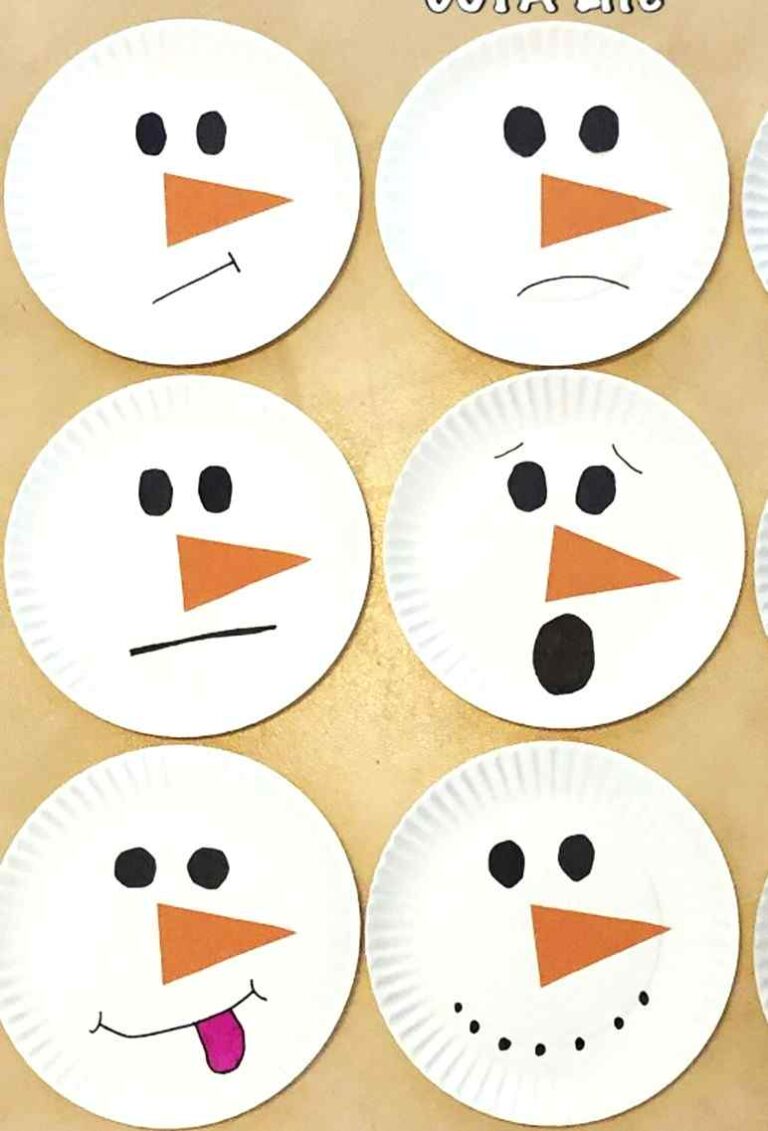 50+ Build a Snowman Craft Printable Ideas for Kids