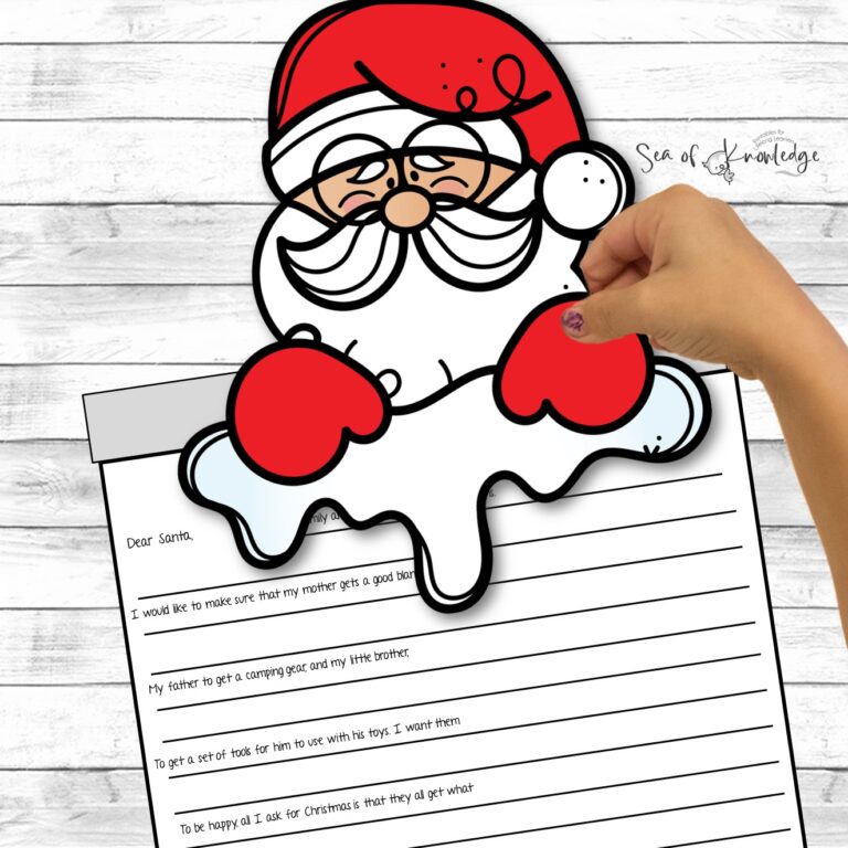 10+ Letter to Santa Template Ideas, Writing Crafts and more!