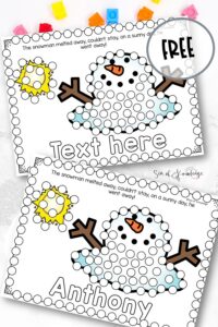 50+ Q Tip Painting Templates and Free Downloads for Preschool