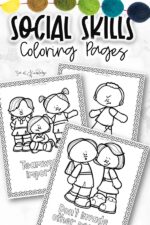20 Fun Hands-on Social Skills Coloring Sheets Free