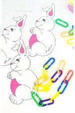 5 Best Math Activity for Preschool Bunny Link Chain Cards
