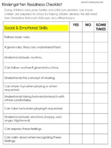 The Best Kindergarten Readiness Checklist PDF (free download + tools)
