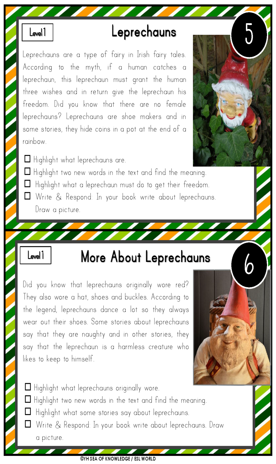 St. Patrick's Day Reading Comprehension Worksheets PDF: Fun, Engaging ...