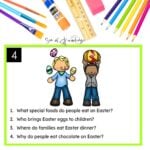 WH Questions Easter: Fun Speech Therapy and Comprehension Cards for Kids