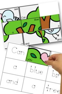Sight Words with Pictures Printables: Fun & Engaging Sentence Puzzles