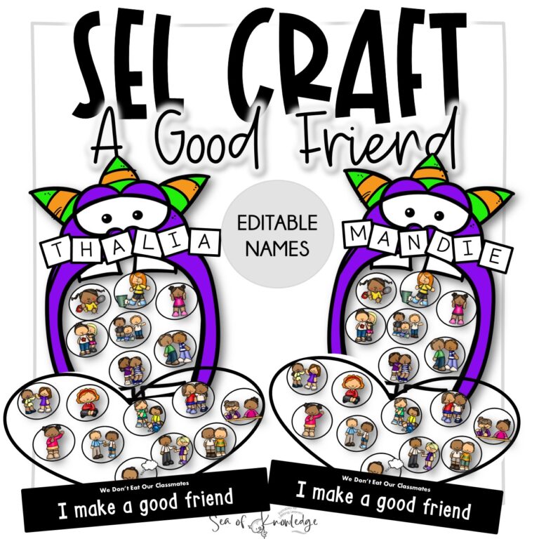 5 Must-Try Friendship Craft Printables to Teach Kids How to Be a Good ...