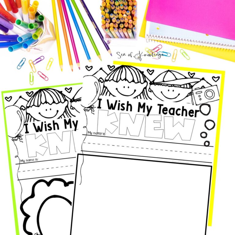 I Wish My Teacher Knew Template Ideas (Cutest Ones Yet and Free)
