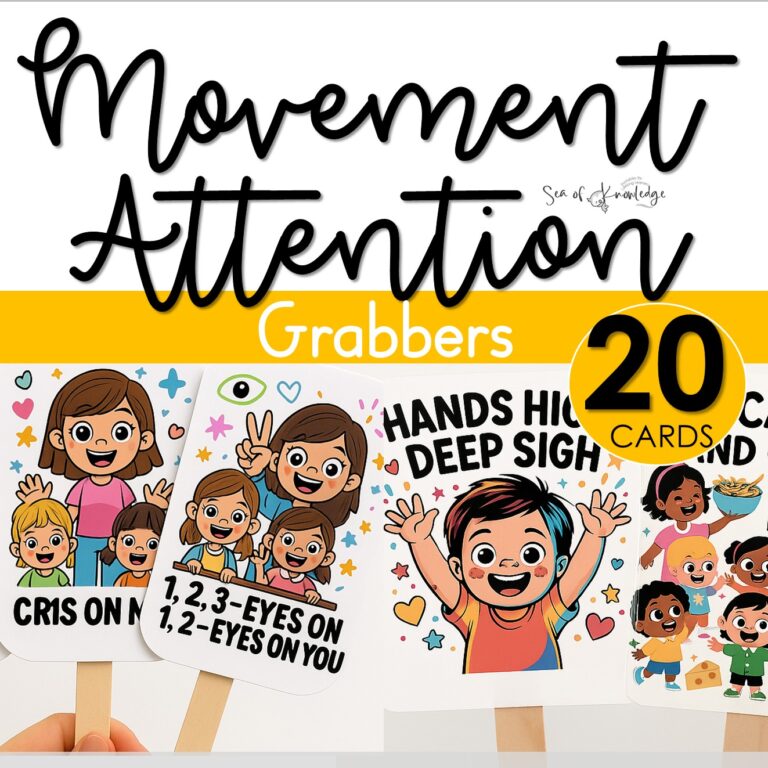 50 Attention Getters for Students That Actually Work + Free Printable Cards