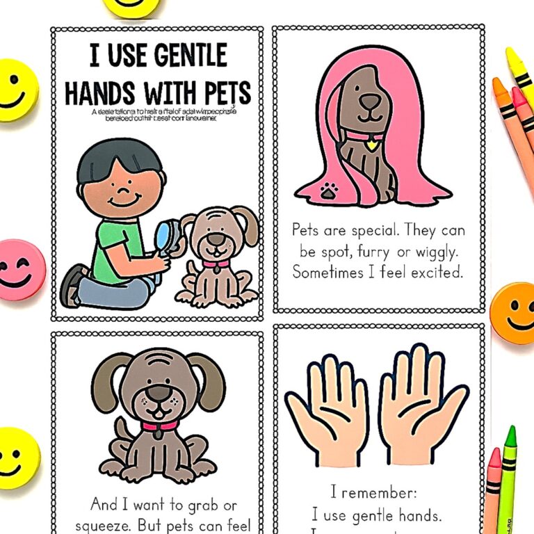 Being Gentle with Pets Social Story – Teach Kids Kindness with Pets