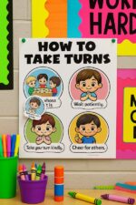 Teaching Taking Turns Social Skills: Activities, Tips & Free Sticker ...