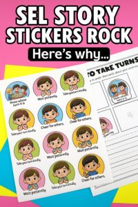Teaching Taking Turns Social Skills: Activities, Tips & Free Sticker ...