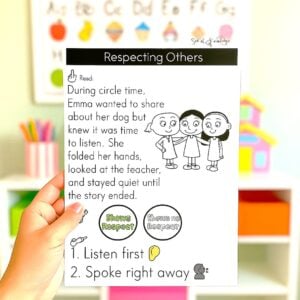 Eye Contact Social Story: Grab Your Free Printable Today!