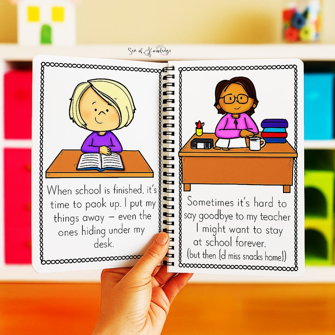 Saying Goodbye to a Teacher Social Story (Free Printable)