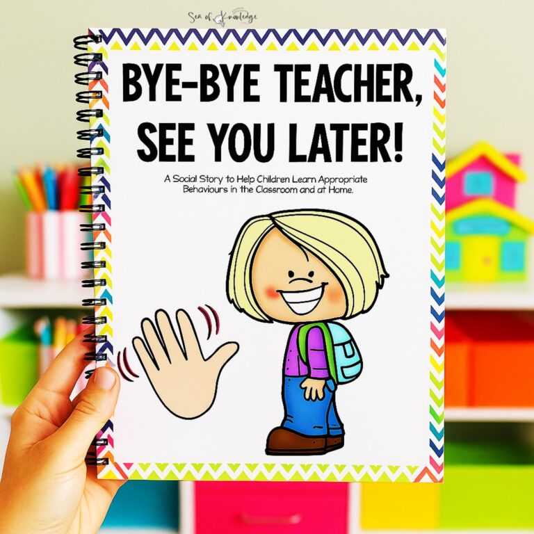 Saying Goodbye to a Teacher Social Story (Free Printable)
