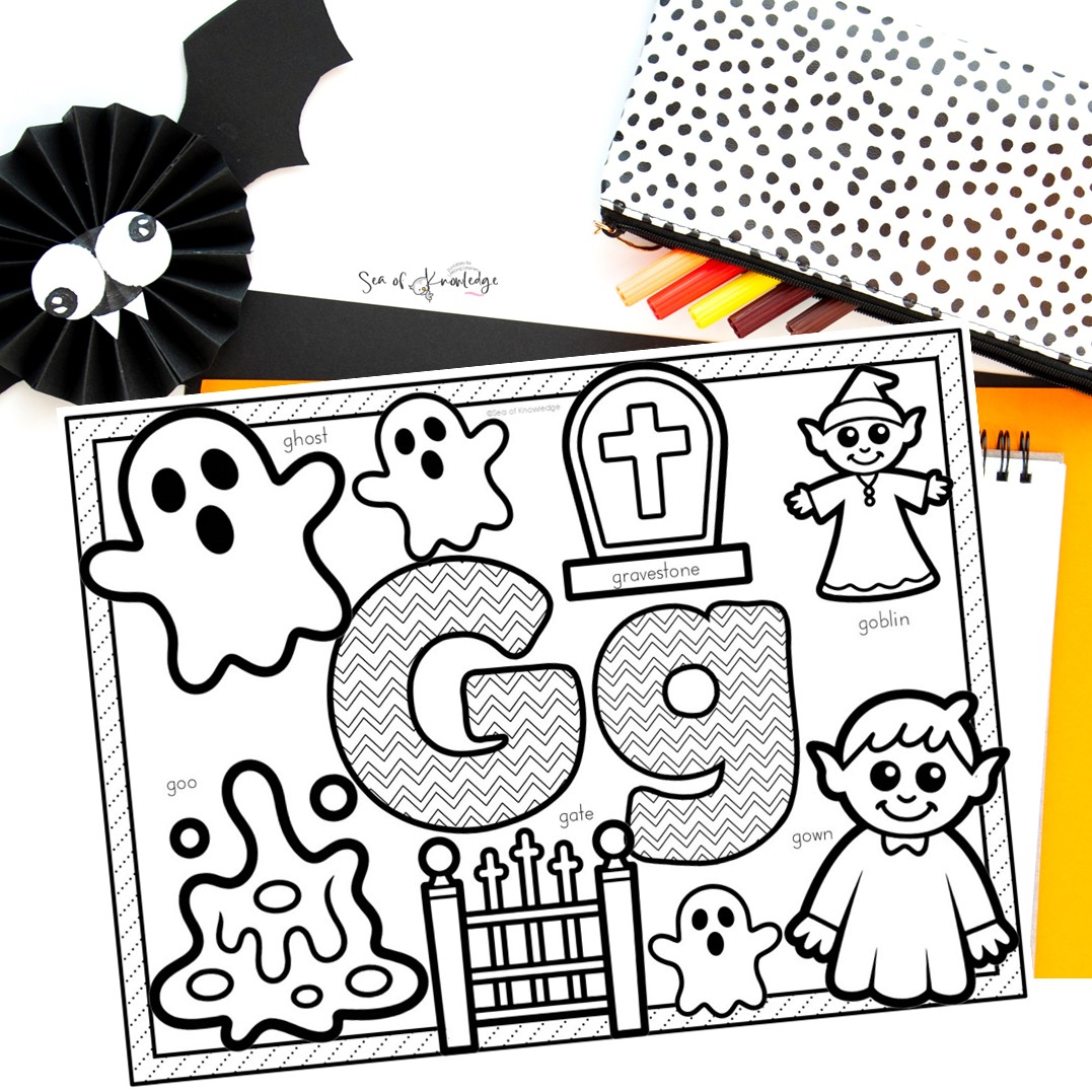 Halloween Beginning Sounds Worksheets That’ll Make Your Kids Scream ...