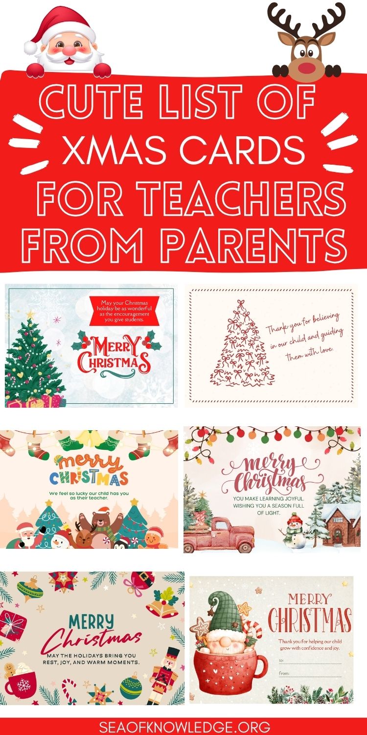 50 Christmas Wishes to Teachers From Parents (unique & total crack ups)