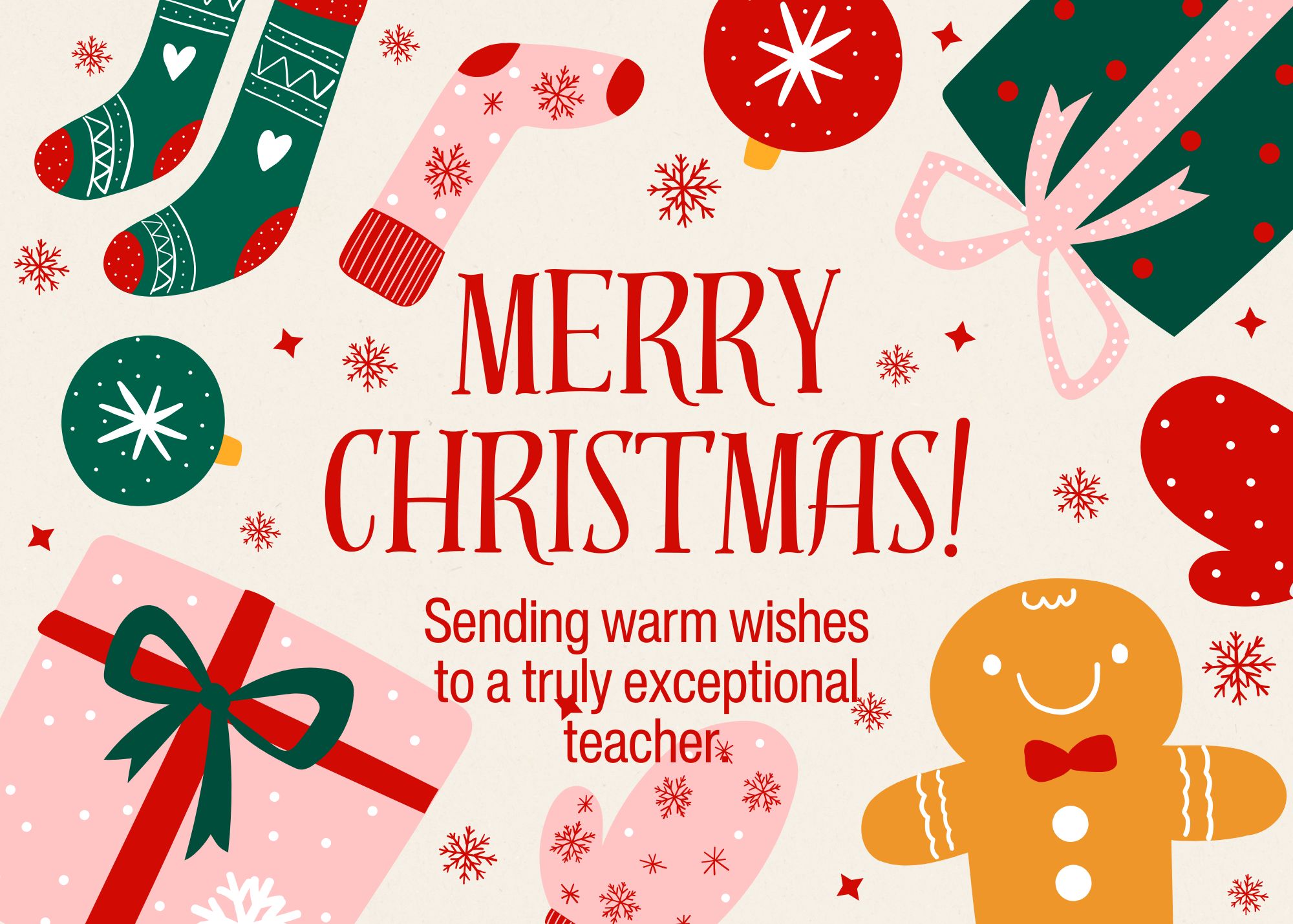50 Christmas Wishes to Teachers From Parents (unique & total crack ups)