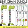 Chain Link Activity Alphabet Fine Motor Task Cards