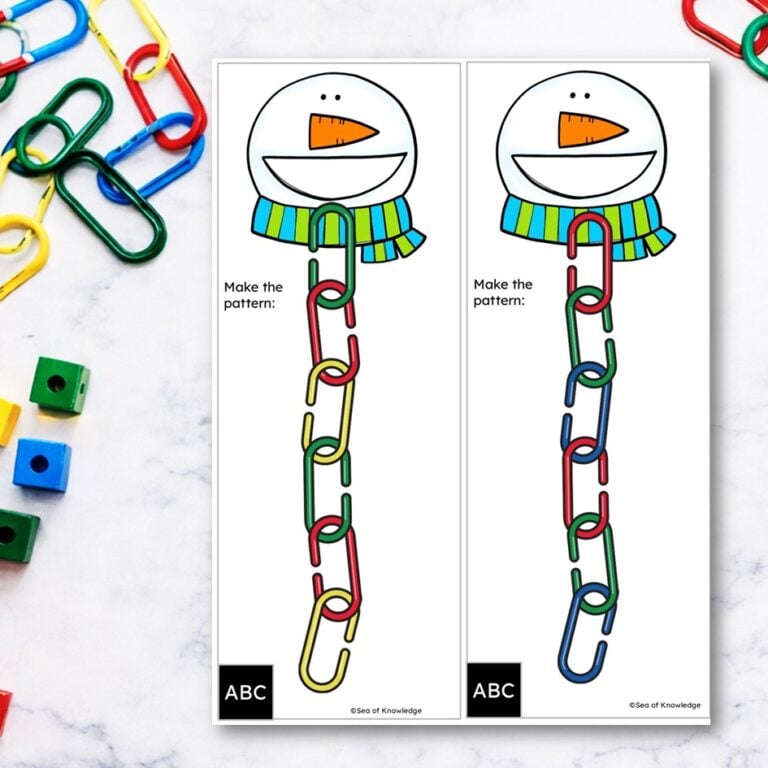 Most pattern activities for preschoolers do not actually stick + 50 ...