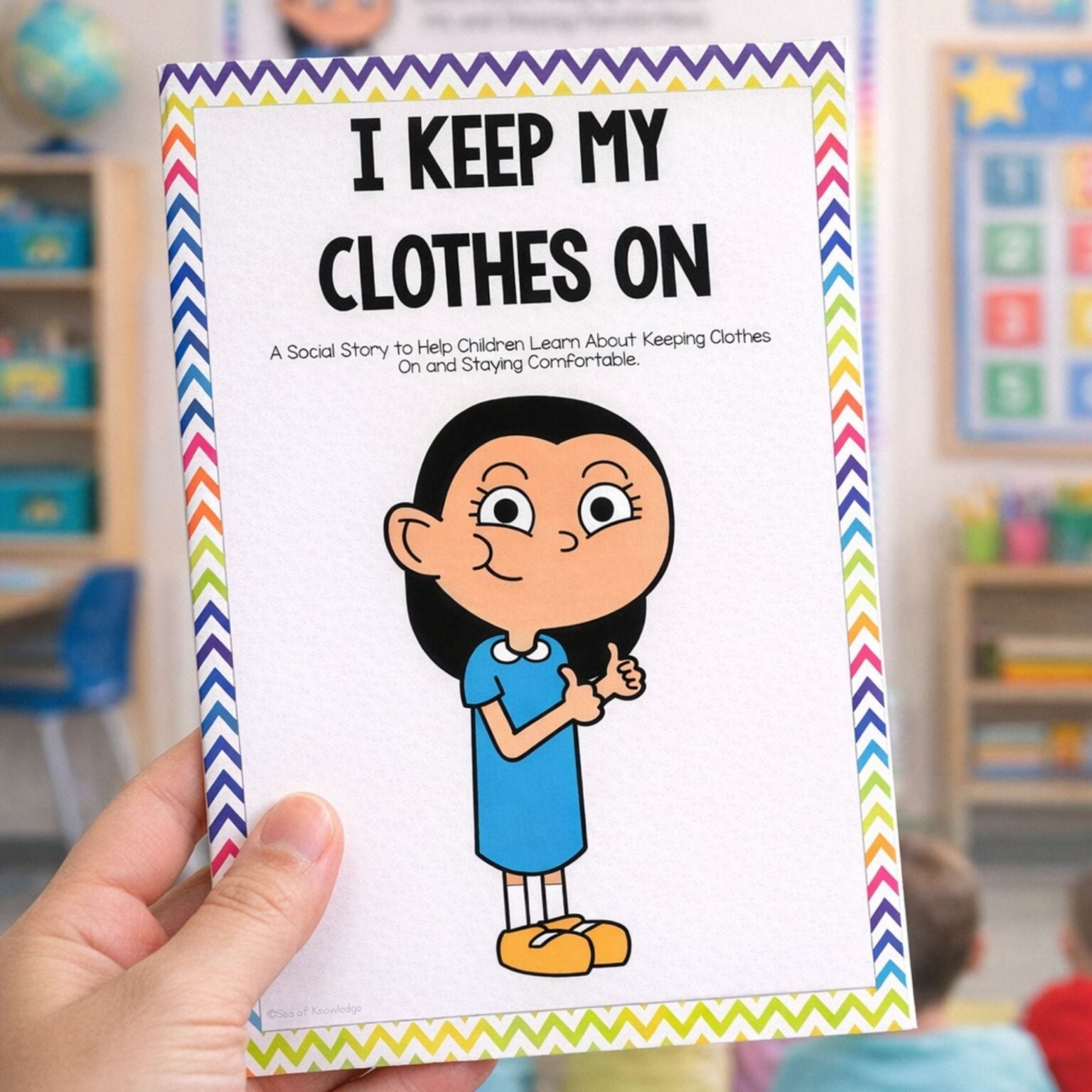 Keeping My Clothes On Editable Social Skills Story for Autism and ...