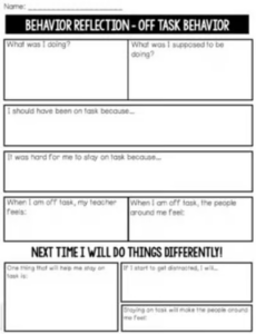 Behavior Sheet Think Sheets That Actually Work (Plus the Stop Think ...