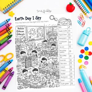 Brain Teasers Worksheet Earth Day (Fun Activities Kids Actually Stay ...